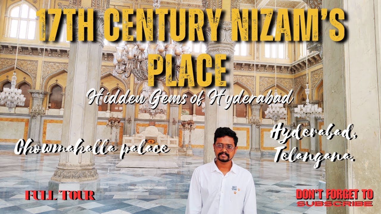 Chowmahalla Palace Hyderabad 🏰 | Full Tour | Royal Walkthrough, Vintage Cars & Nizam History ...