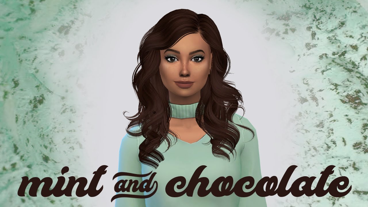 The Sims 4: Create a Sim|Mint & Chocolate ice creams - YouTube