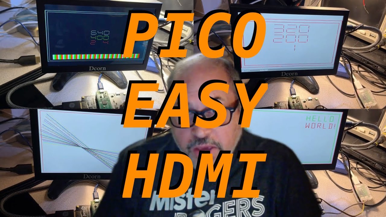 GDvi: Simplified HDMI for the Pico - YouTube