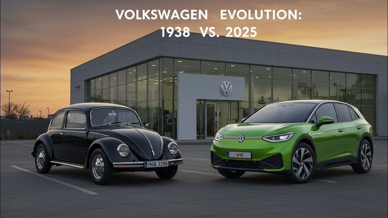 VOLKSWAGEN EVOLUTION: 1938 To 2025 - 86 YEARS OF VW HISTORY: THEN & NOW ...