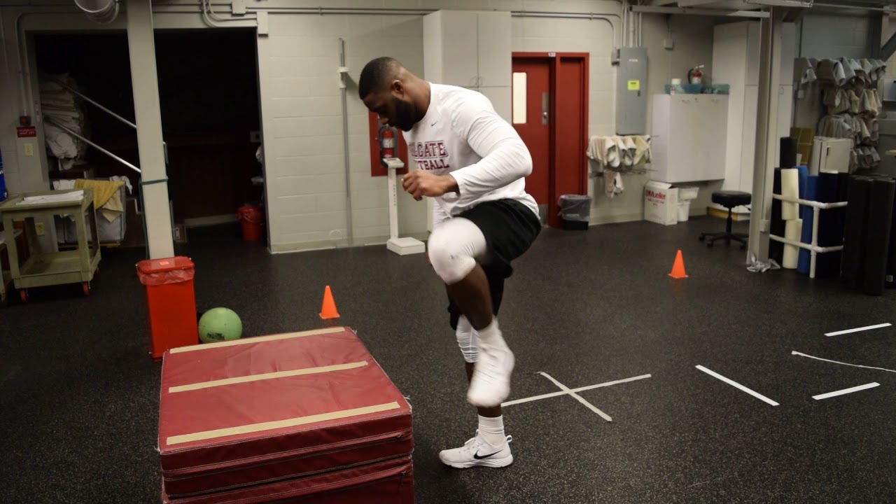 Plyo Box Jump w Lateral Landing - YouTube