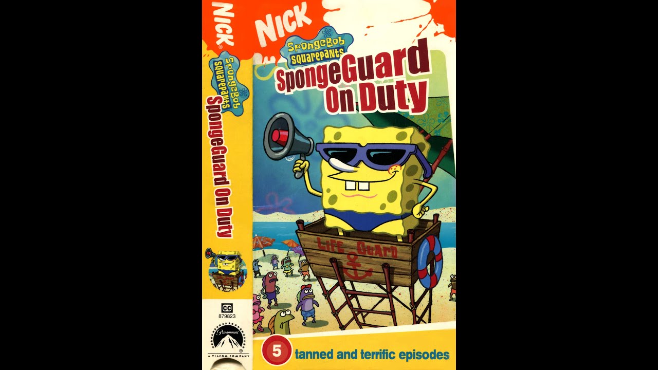 Opening to SpongeBob SquarePants - SpongeGuard on Duty (US VHS; 2004 ...