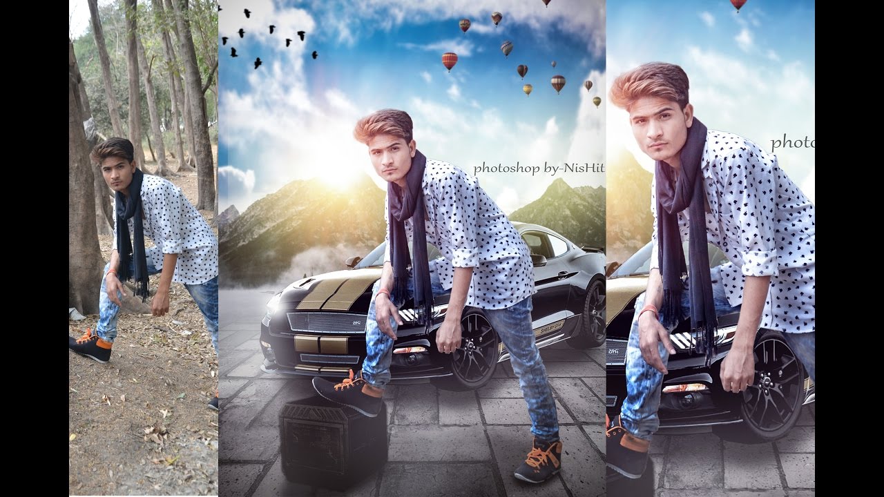 Manipulation work photoshop background change tutorial for beginners ...