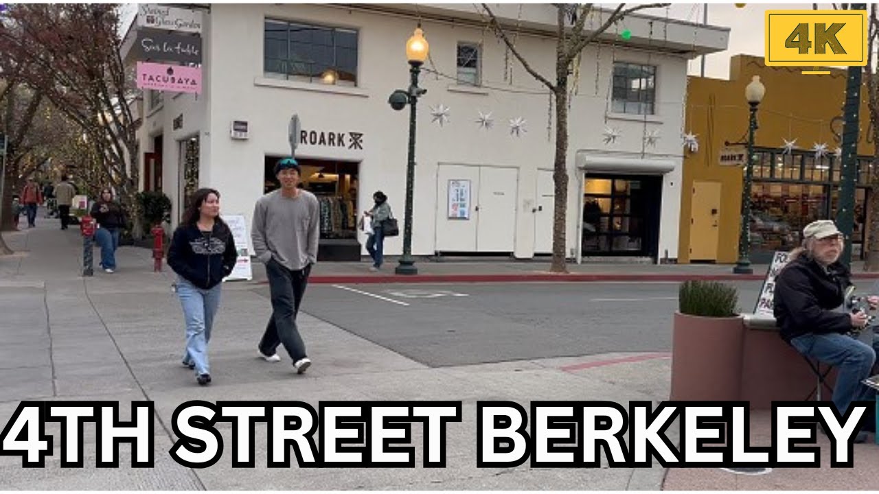 Berkeley Walk Tour | 4th Street | California 4K - YouTube