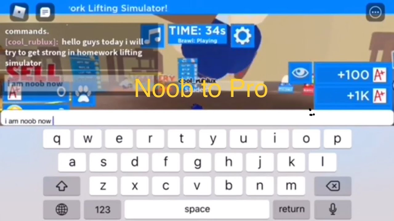 Noob to Pro in homework lifting simulator - YouTube