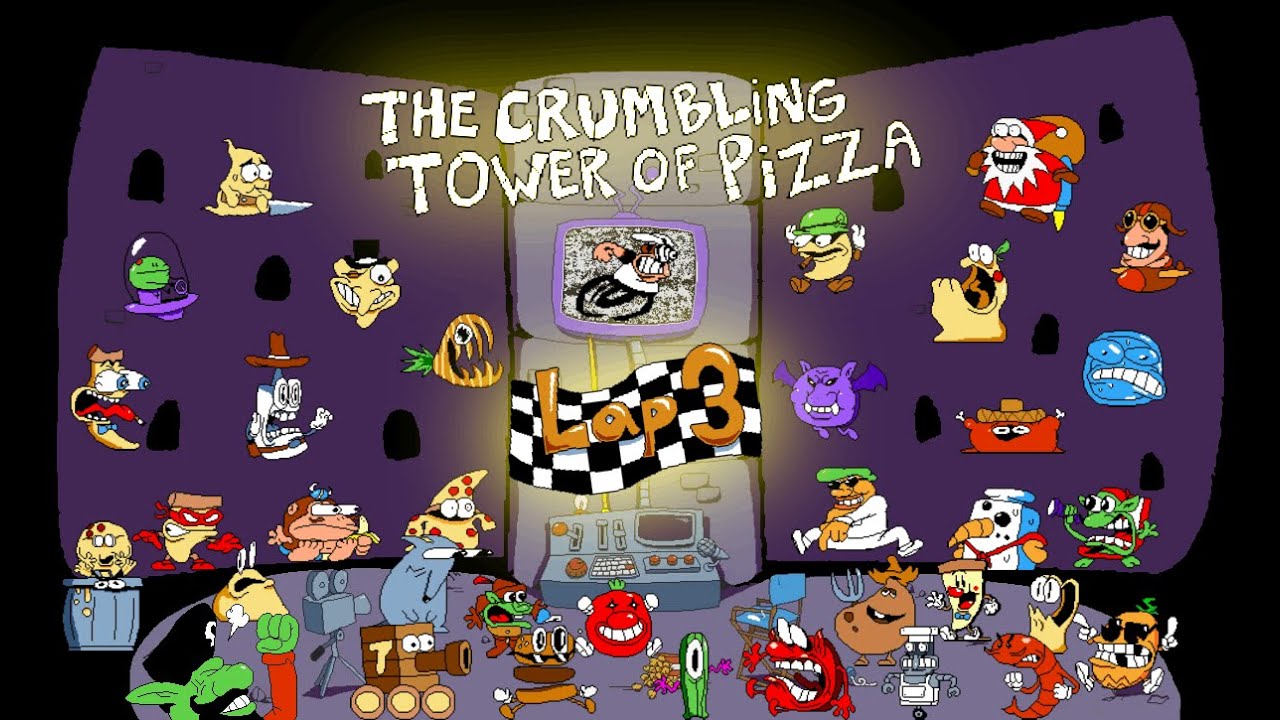 Pizza Tower Lap 3 The Crumbling Tower of Pizza #pizzatower #crumbling # ...