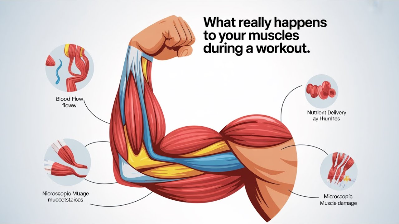 What Really Happens to Your Muscles During a Workout !!! - YouTube