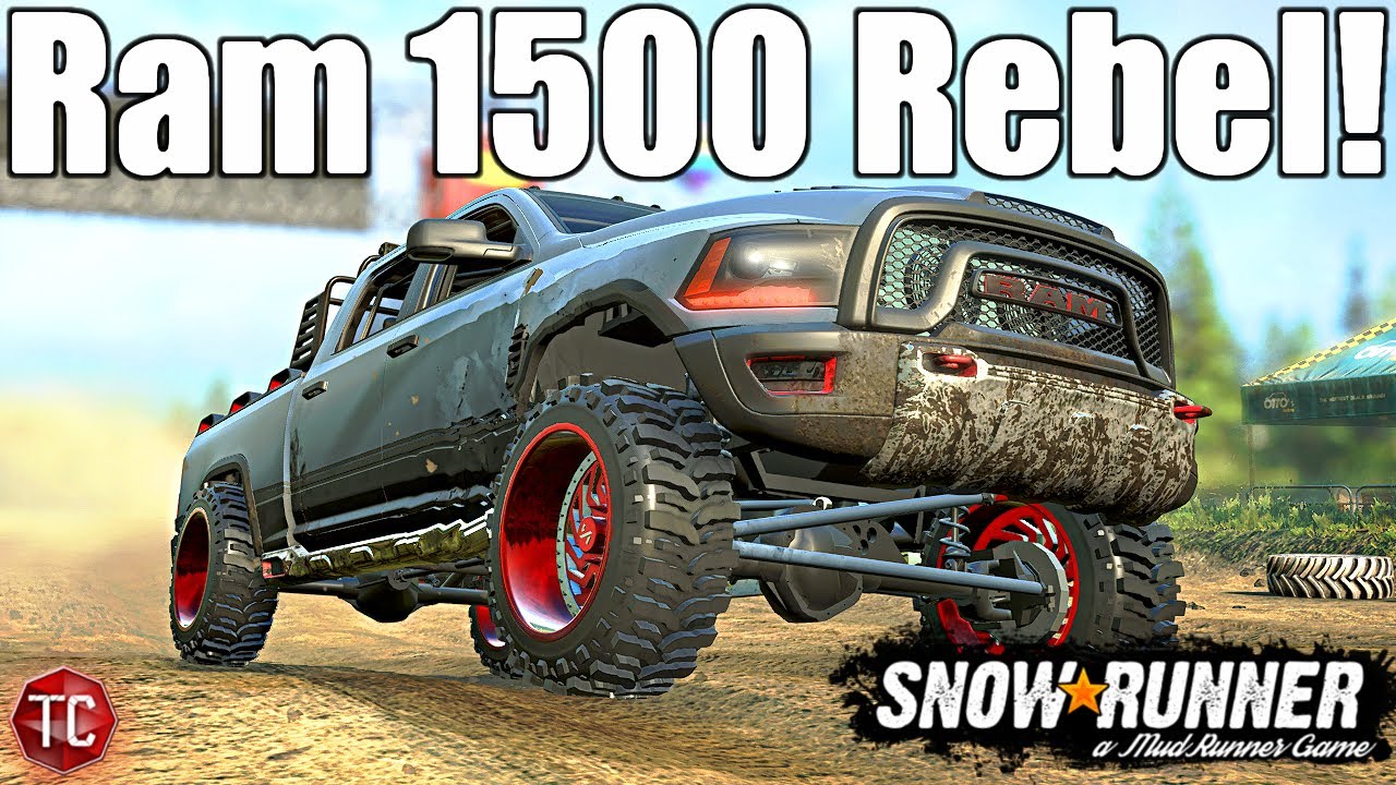 SnowRunner: NEW Ram 1500 REBEL! (TRX Engine!!) - YouTube