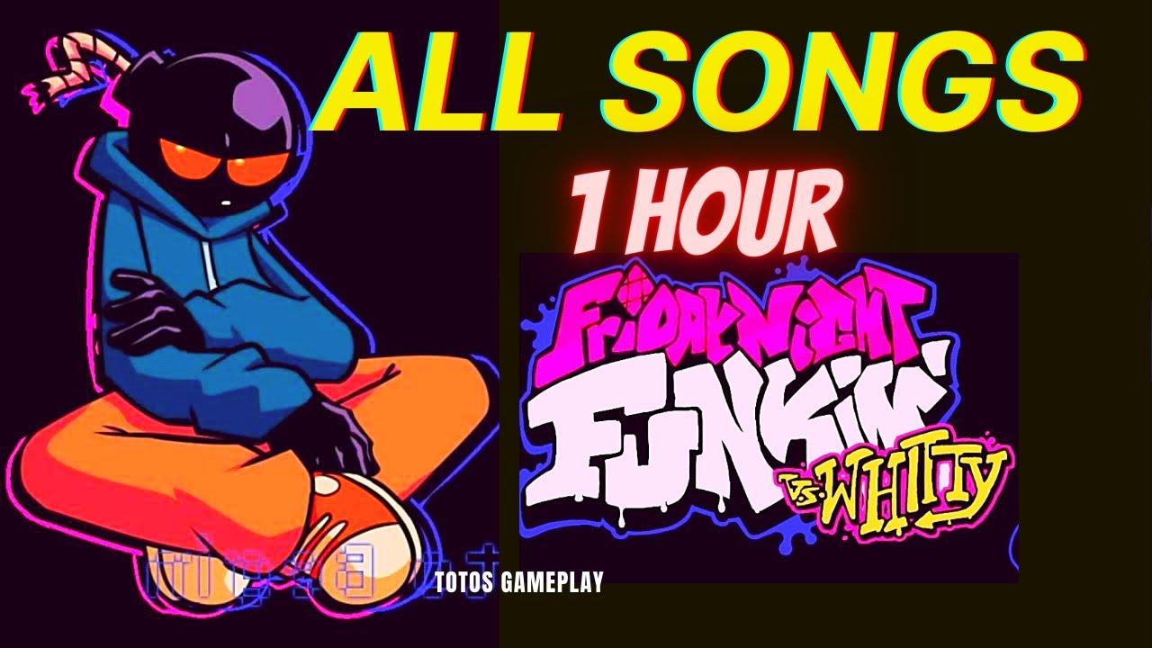 V.S. Whitty all songs 1 hour | Friday Night Funkin - YouTube