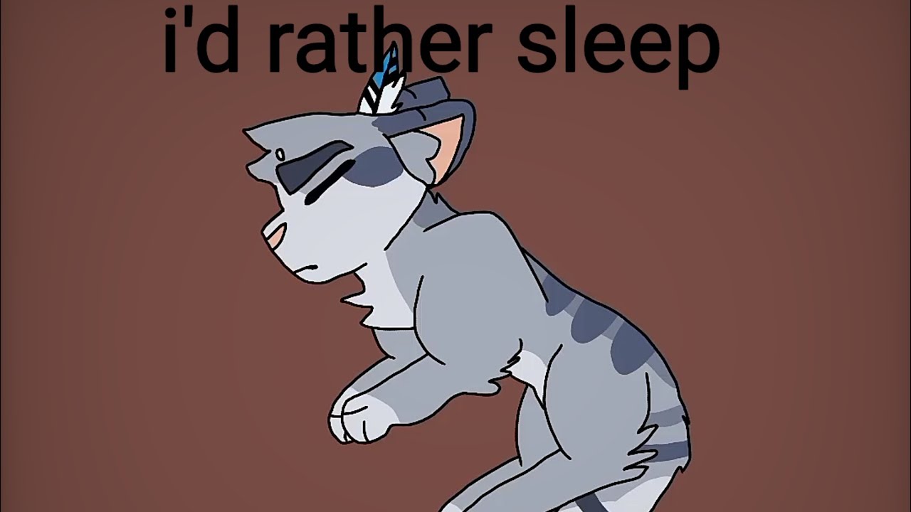 i'd rather sleep | meme animation jayfeather - YouTube
