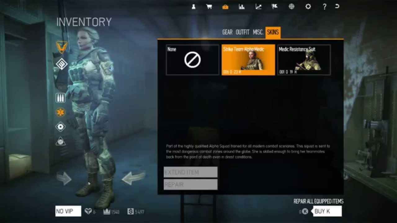 WARFACE, Female skins review. - YouTube