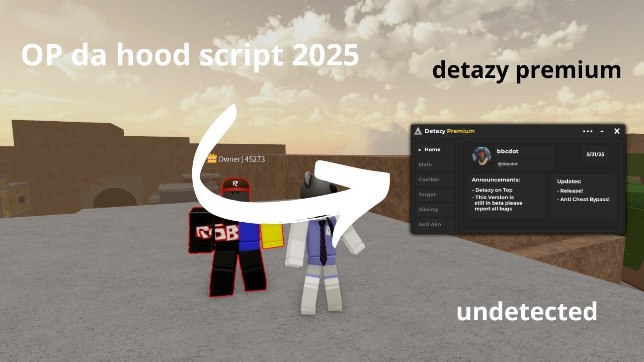 Very op da hood script gui, 2025, undetected, alot features, detazy ...