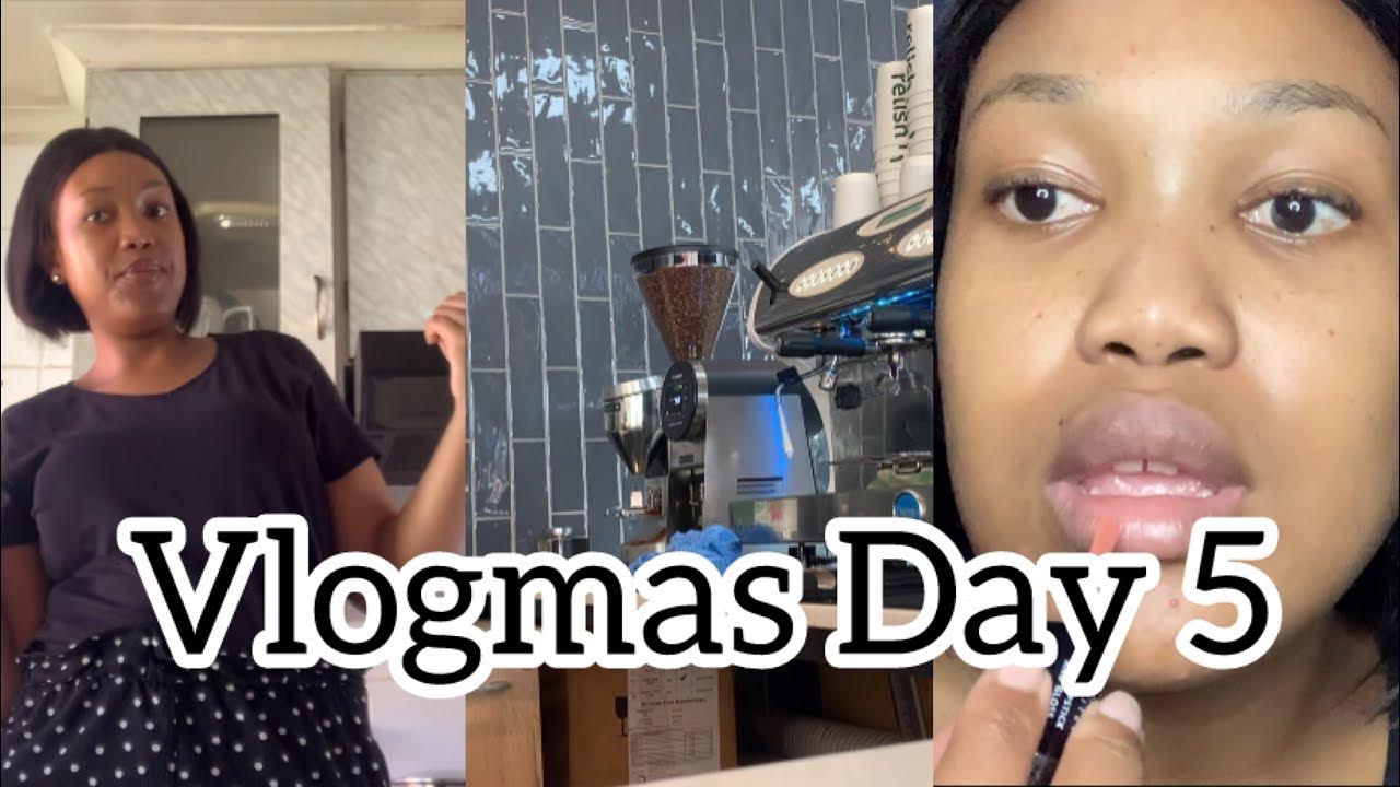 VLOGMAS DAY 5 🎄Failed attempt + spend the day with me at work|| SOUTH AFRICA YOUTUBER - YouTube