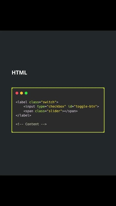 dark mode use html,css and JavaScript - Web design project - Web design dark mode - YouTube