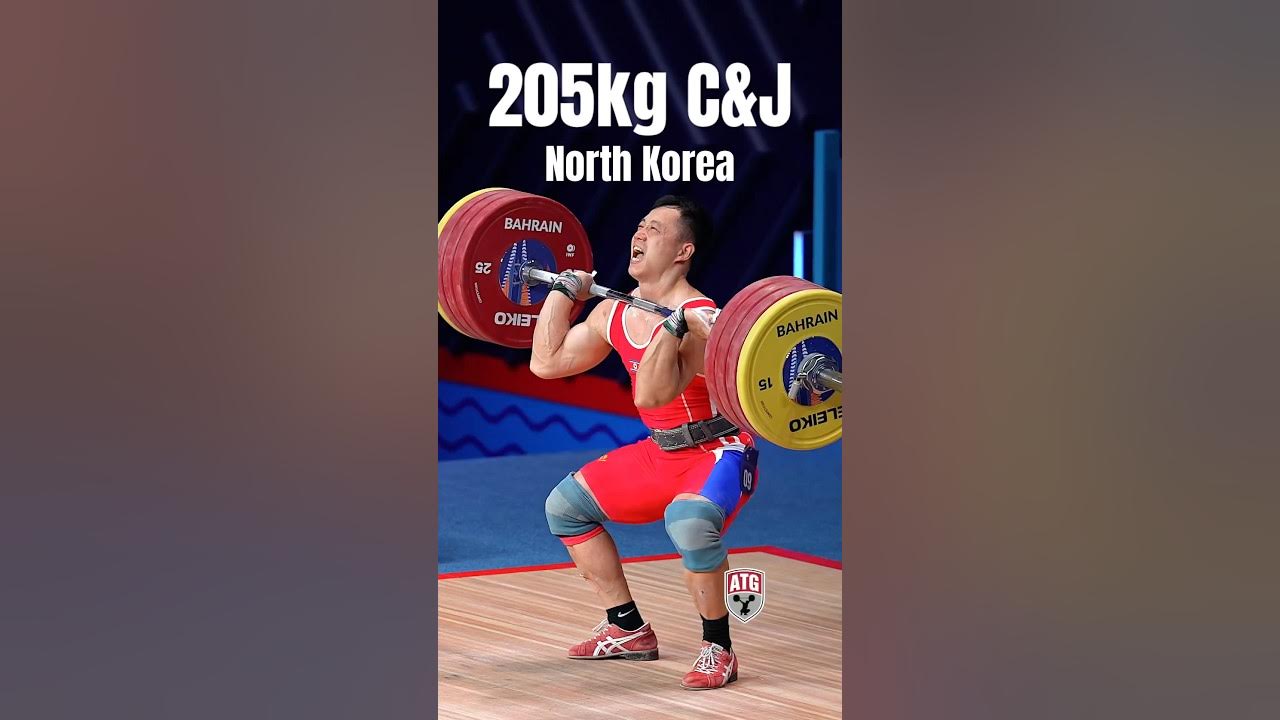 Ri Chong Song (81kg North Korea) 205kg /452lbs C&J slow motion 2024 world weightlifting ...