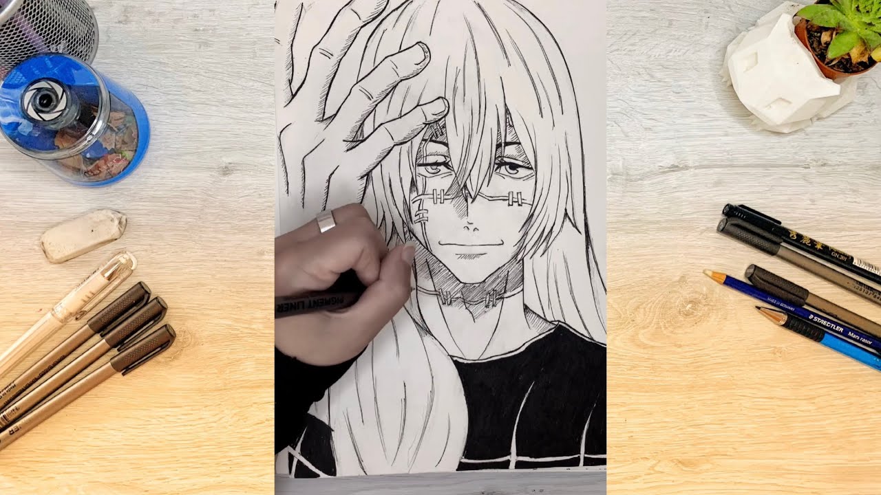 Mahito from Jujutsu Kaisen - Speed Drawing - YouTube