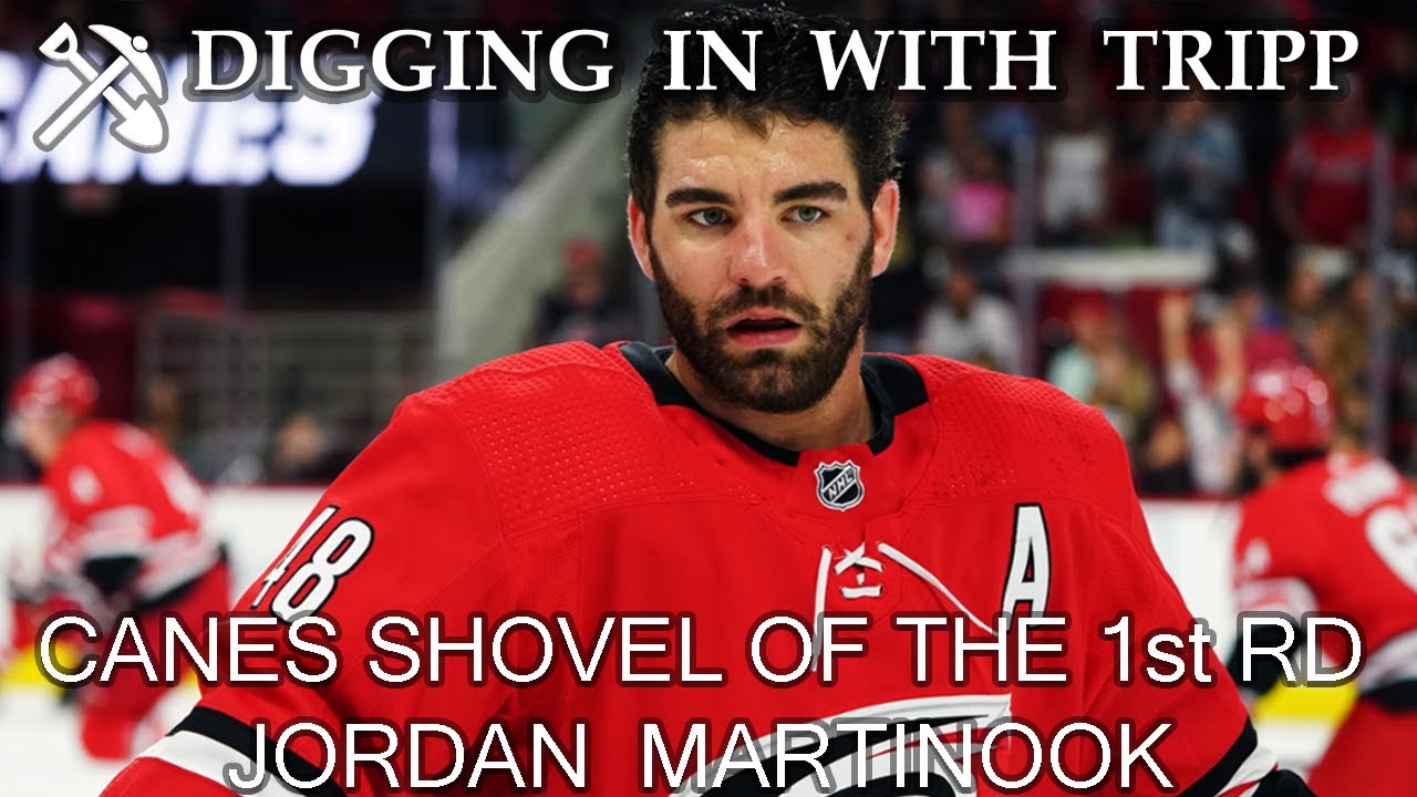 Canes First Round Shovel - Jordan Martinook - YouTube