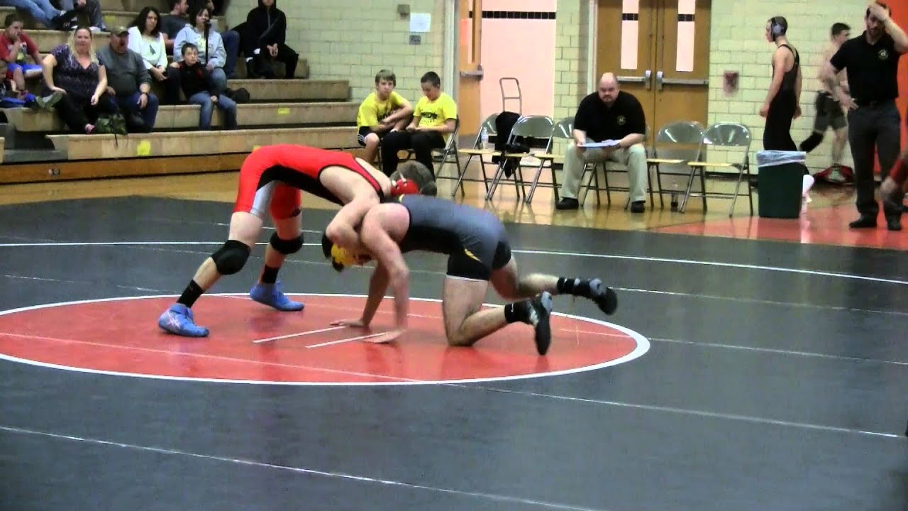 2015 Corry Beavers Wrestling - Jonathan Hammond vs Iroquois - YouTube