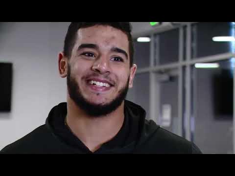 Boise State's Ahmed Hassanein on dominant win over Utah State, Danielson's debut - YouTube