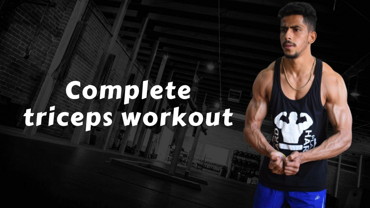 Complete triceps workout - YouTube