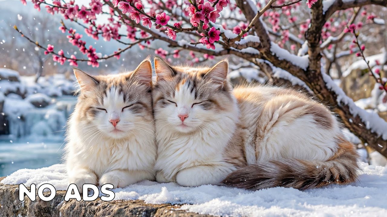 12 Hours Of Music For Cat to Fall Into Deep Sleep🐈Stress Relief🎶 Heal ...