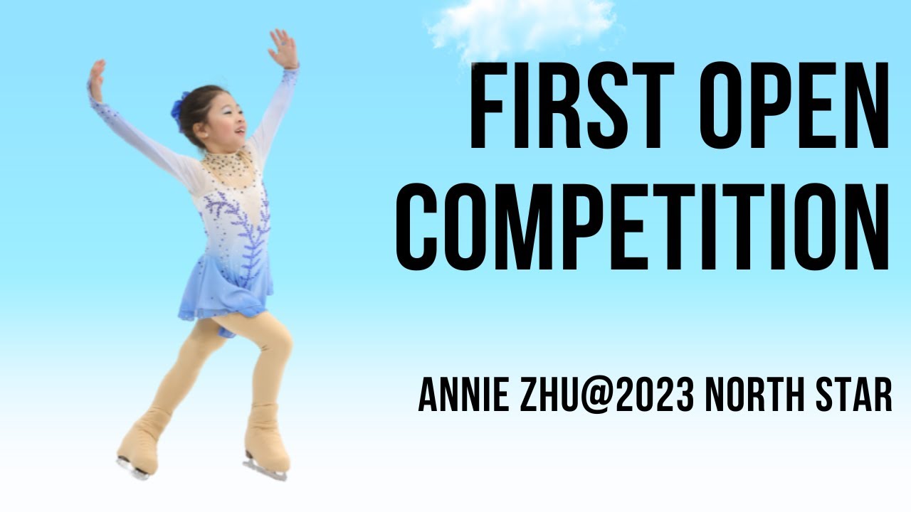 6 years old First Figure Skating Open competition - YouTube