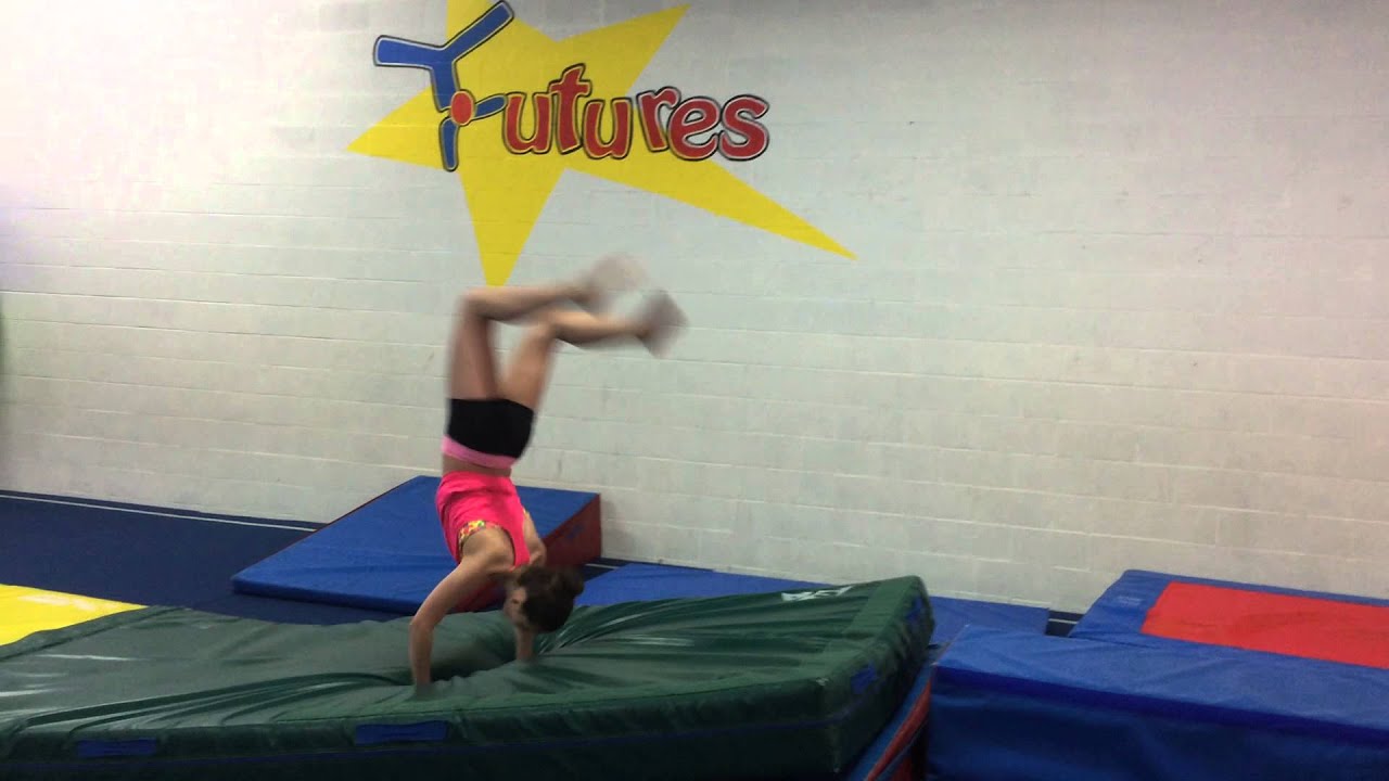 Standing Back Handspring- Acro - YouTube