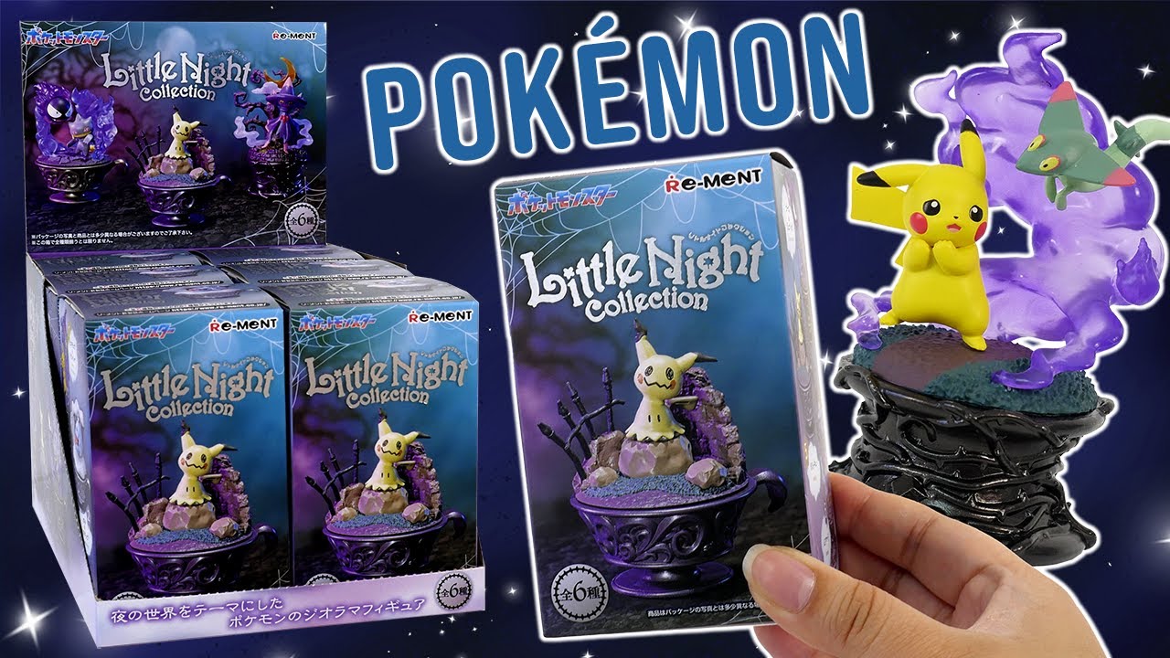 Pokemon Re-MeNT Little Night Collection Blind Box FULL SET Unboxing ...