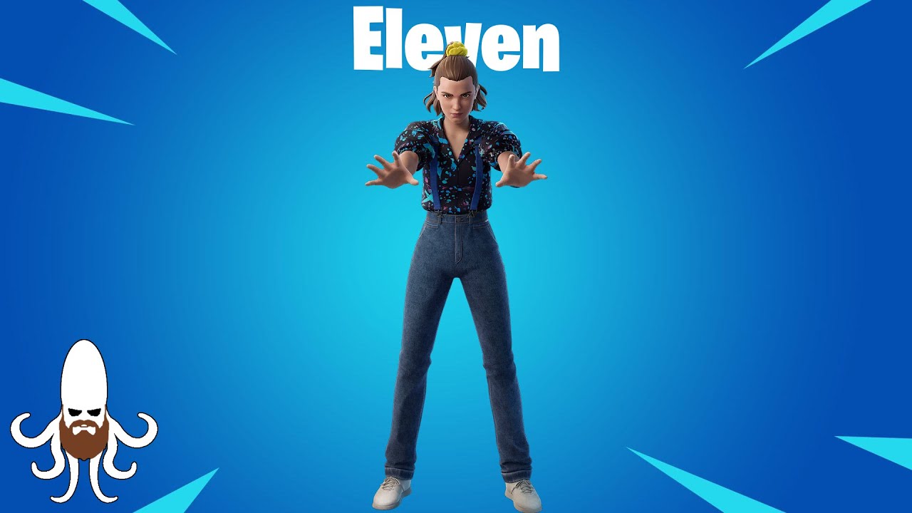 Eleven - Skin Showcase & Gameplay - Fortnite x Stranger Things - YouTube