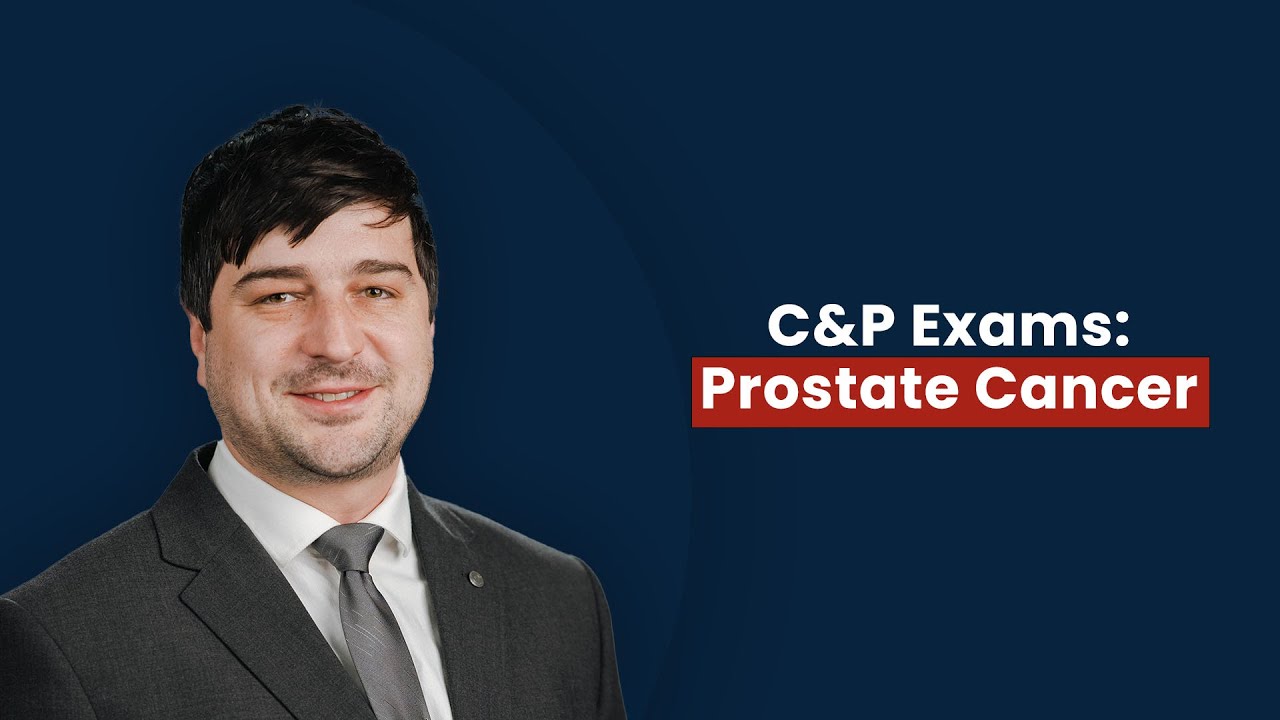 VA Disability Benefits for Prostate Cancer - YouTube