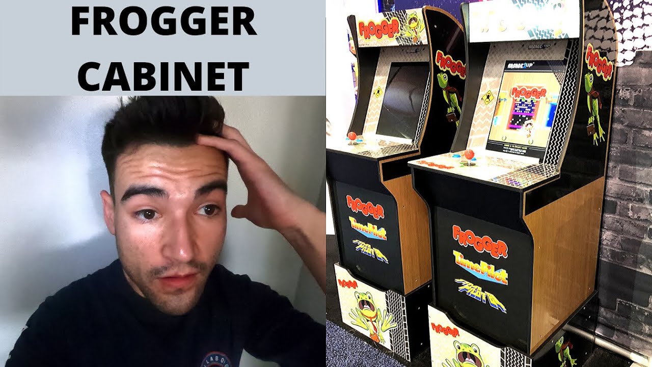 ARCADE1UP FROGGER CABINET PREVIEW - YouTube