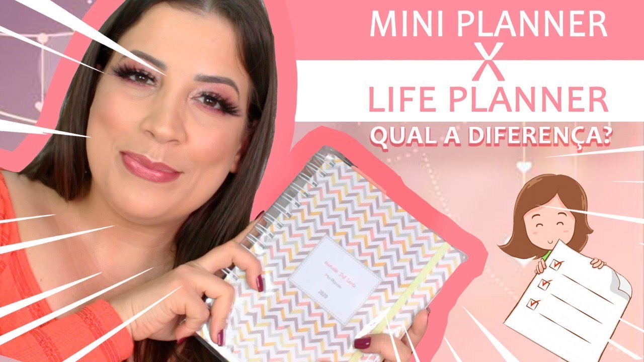 MINI PLANNER 2020 ! Diferença entre o LIFE PLANNER e o MINI - YouTube