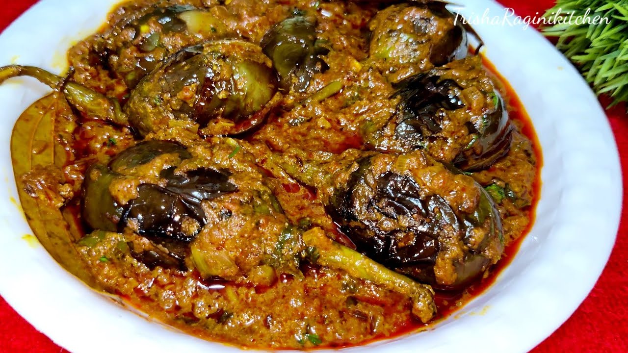 बैगन की सब्ज़ी। Baigan masala Recipe - How to make masaledar Baigan ki ...