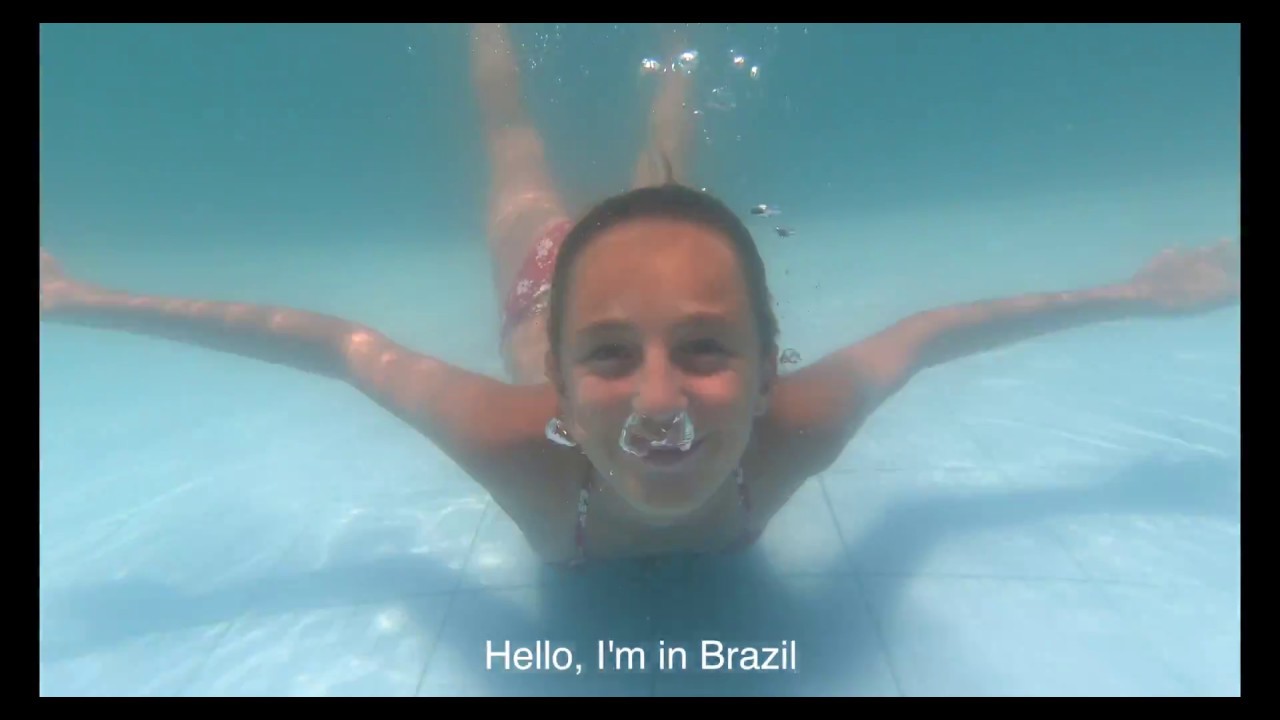 Carla Underwater Swimming In Brazil Youtube