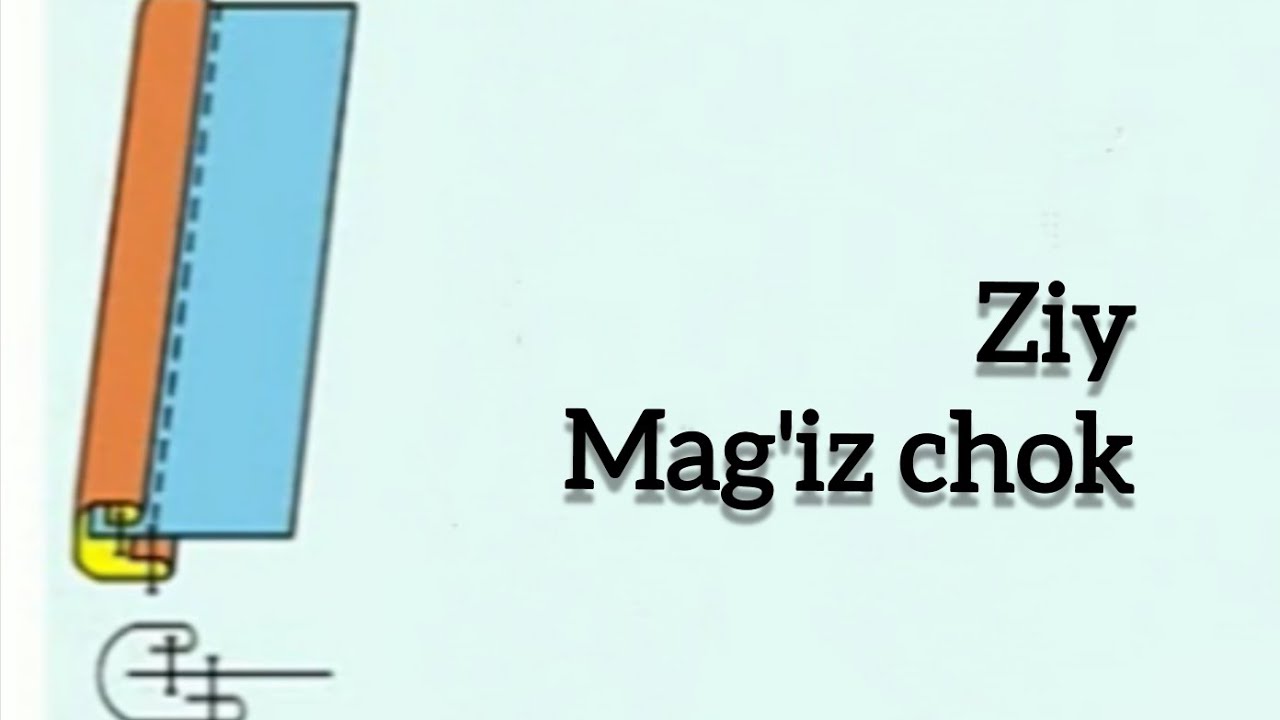 8-dars. Ziy choklarni tikish. Mag'iz choklar. - YouTube