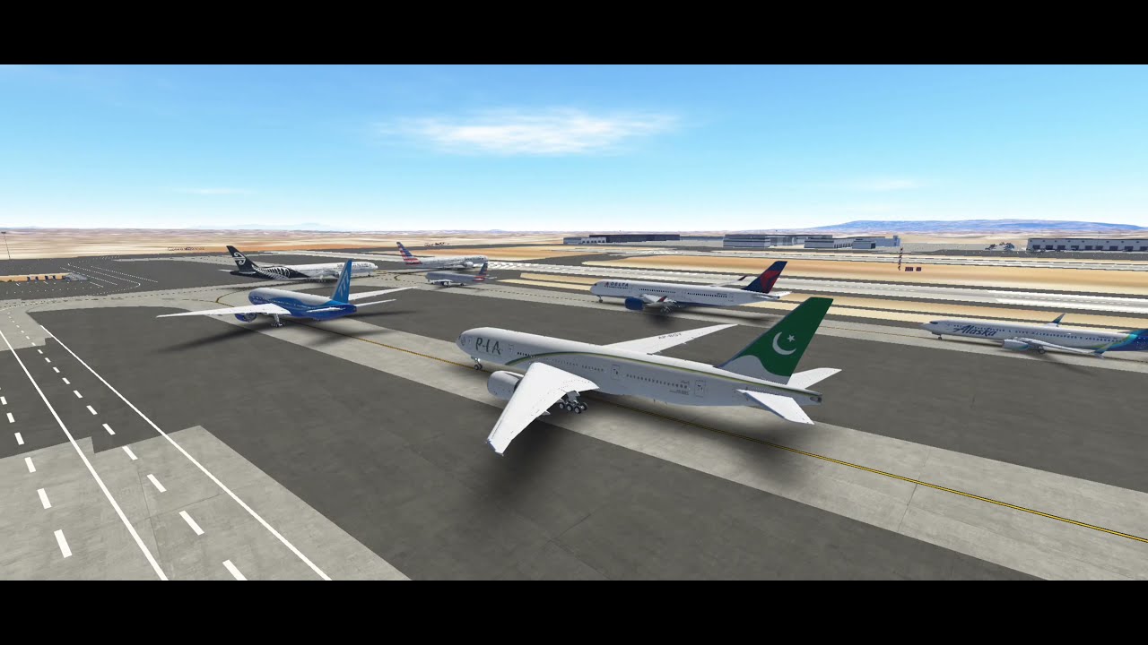 Infinite Flight Short Timelapse LAX Line ups RWY 25R And 25L - YouTube