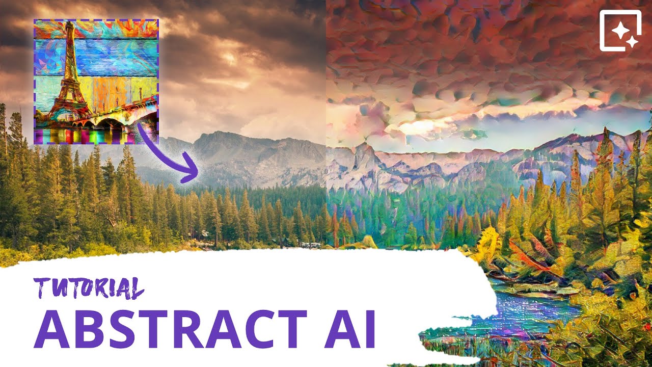 How to use an input style to create an artwork - Abstract AI Tutorial ...