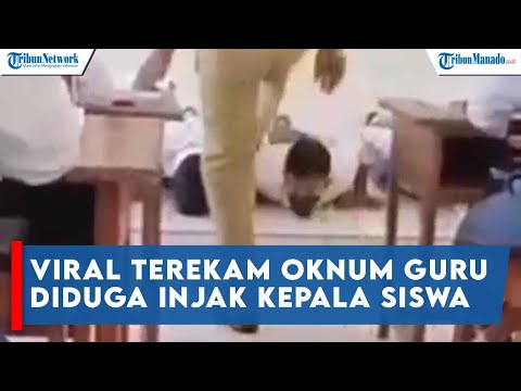 Viral Terekam Momen Oknum Guru Diduga Menginjak Kepala Siswa