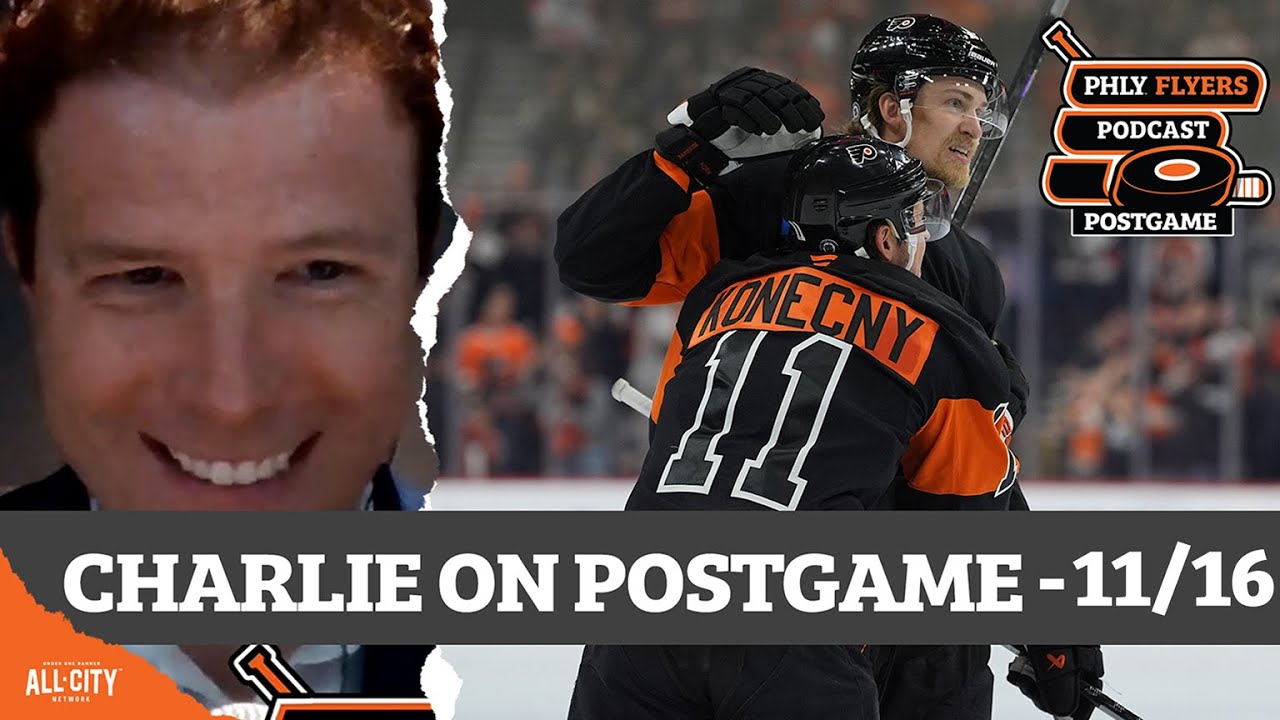 Charlie O’Connor joins the PHLY Flyers Postgame Show (11/16) | PHLY ...