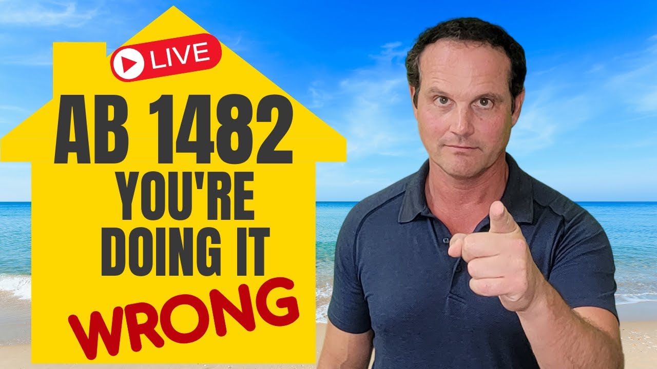 Live - Doing it Wrong? AB 1482 Guide for Tenants/Landlords - YouTube