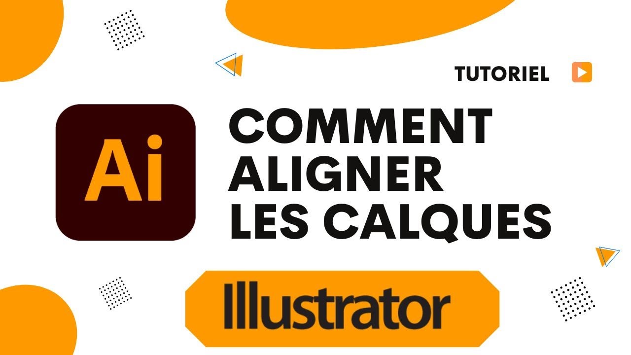 Comment aligner des calques Illustrator - YouTube