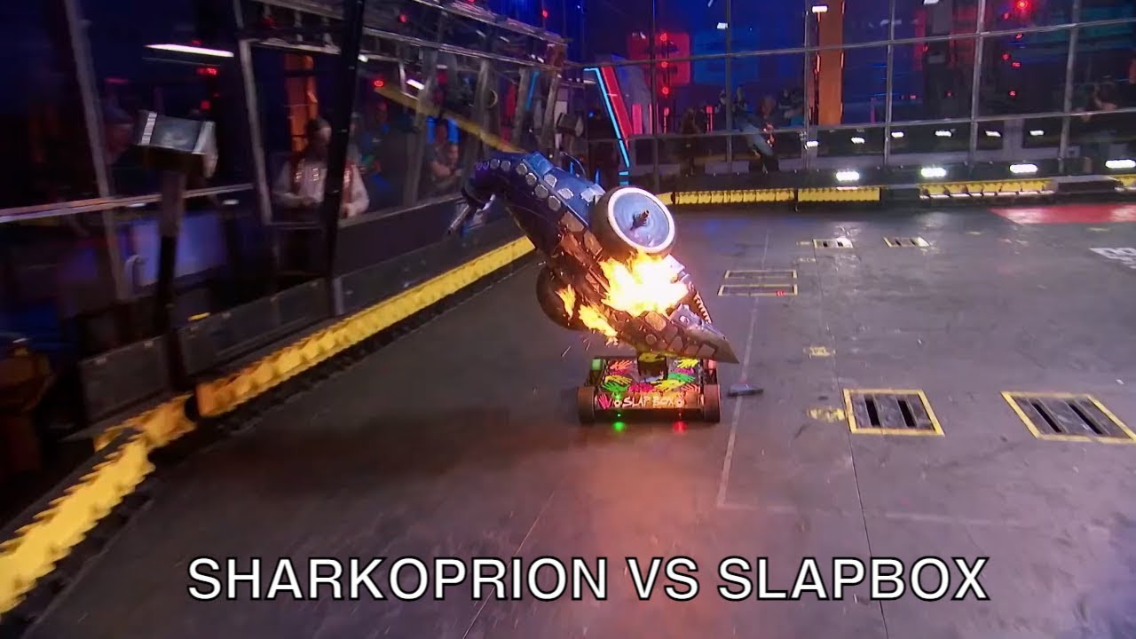 Sharkoprion vs SlapBox -- Battlebots Season 5 Episode 6 - YouTube