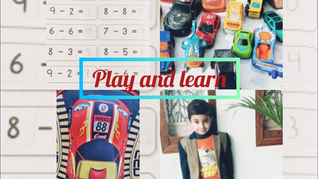 Easy way to learn subtraction for kids/play and learn /how to learn ...