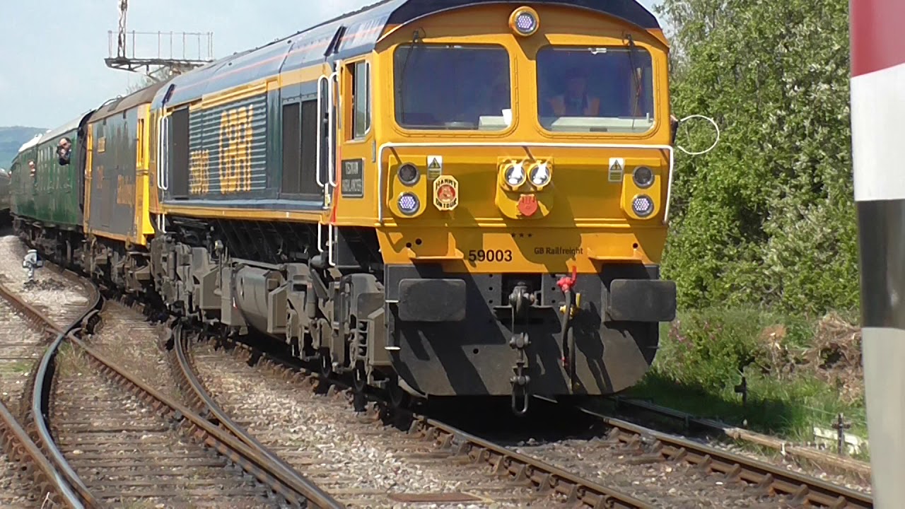 GBRF Class 59 & 73 no's: 59003-73119 12/05/2019. {Swanage Diesel Gala ...