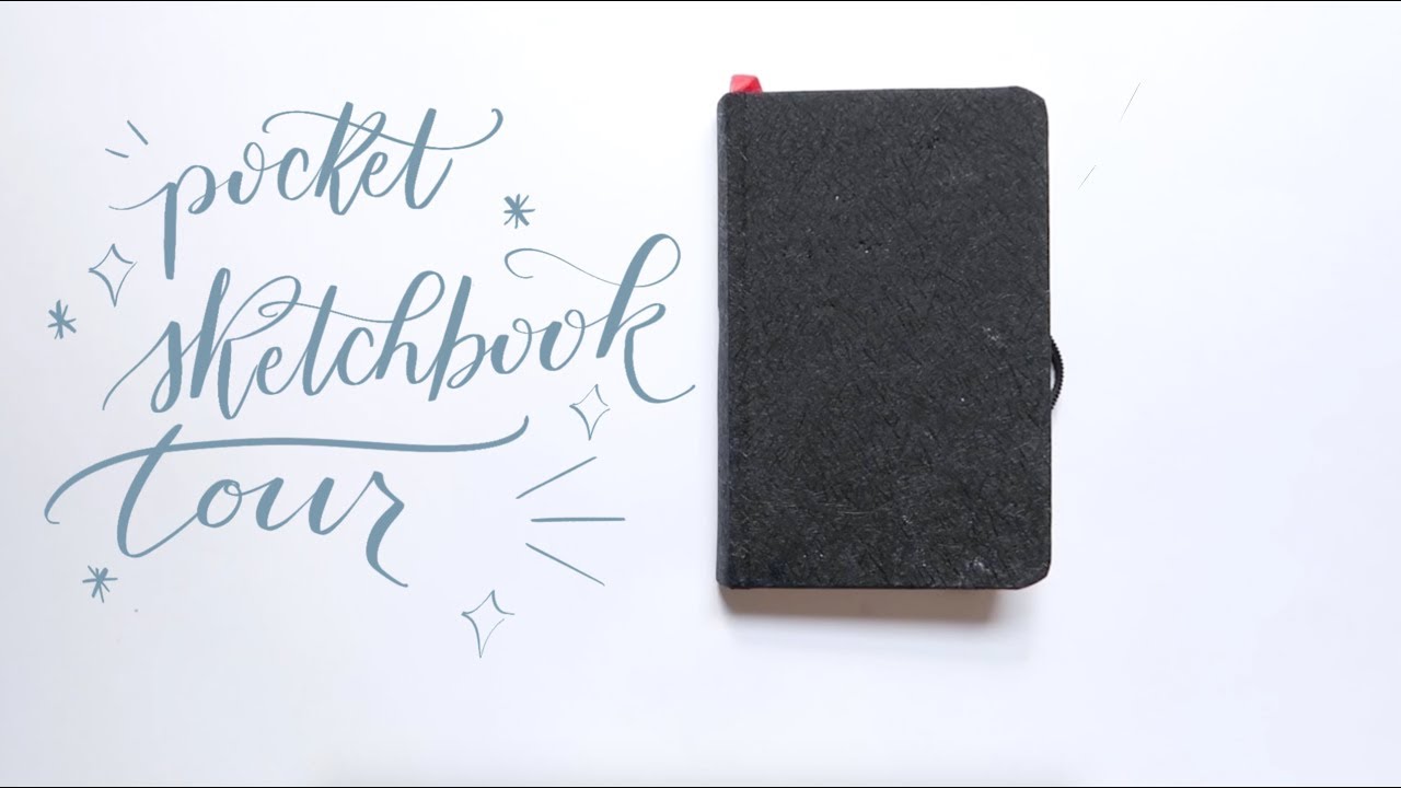 sketchbook tour | my pocket sketchbook - YouTube