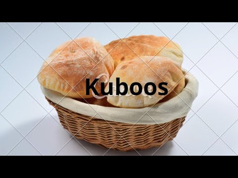 Kuboos/ Khabz/ Pita Bread / Home Made Kuboos - YouTube