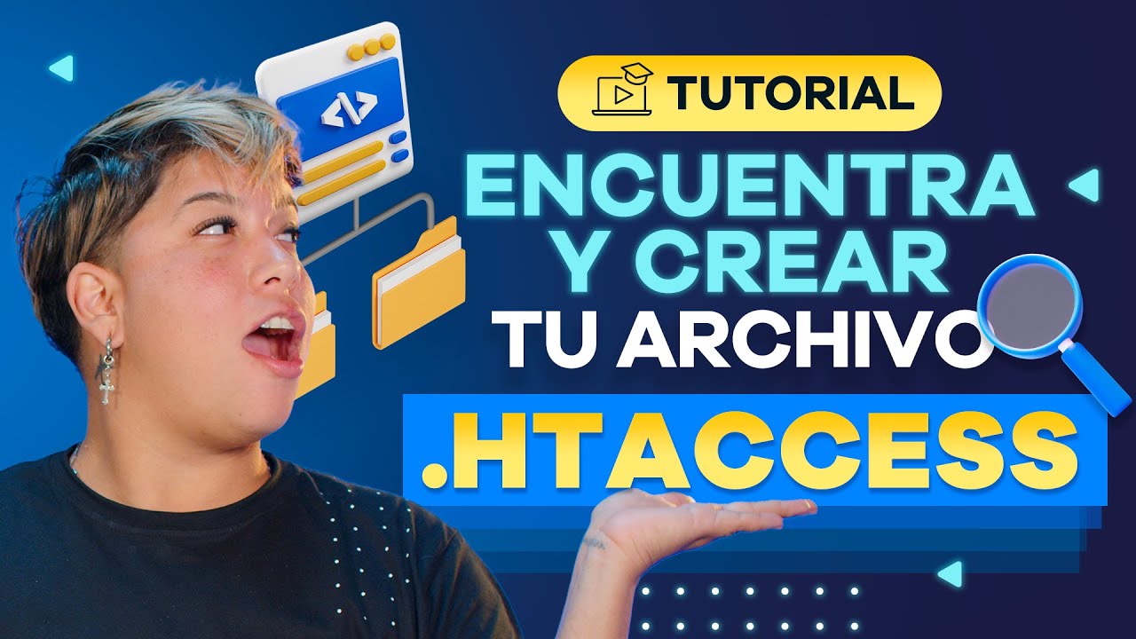 Como encontrar y crear tu archivo .Htaccess - YouTube