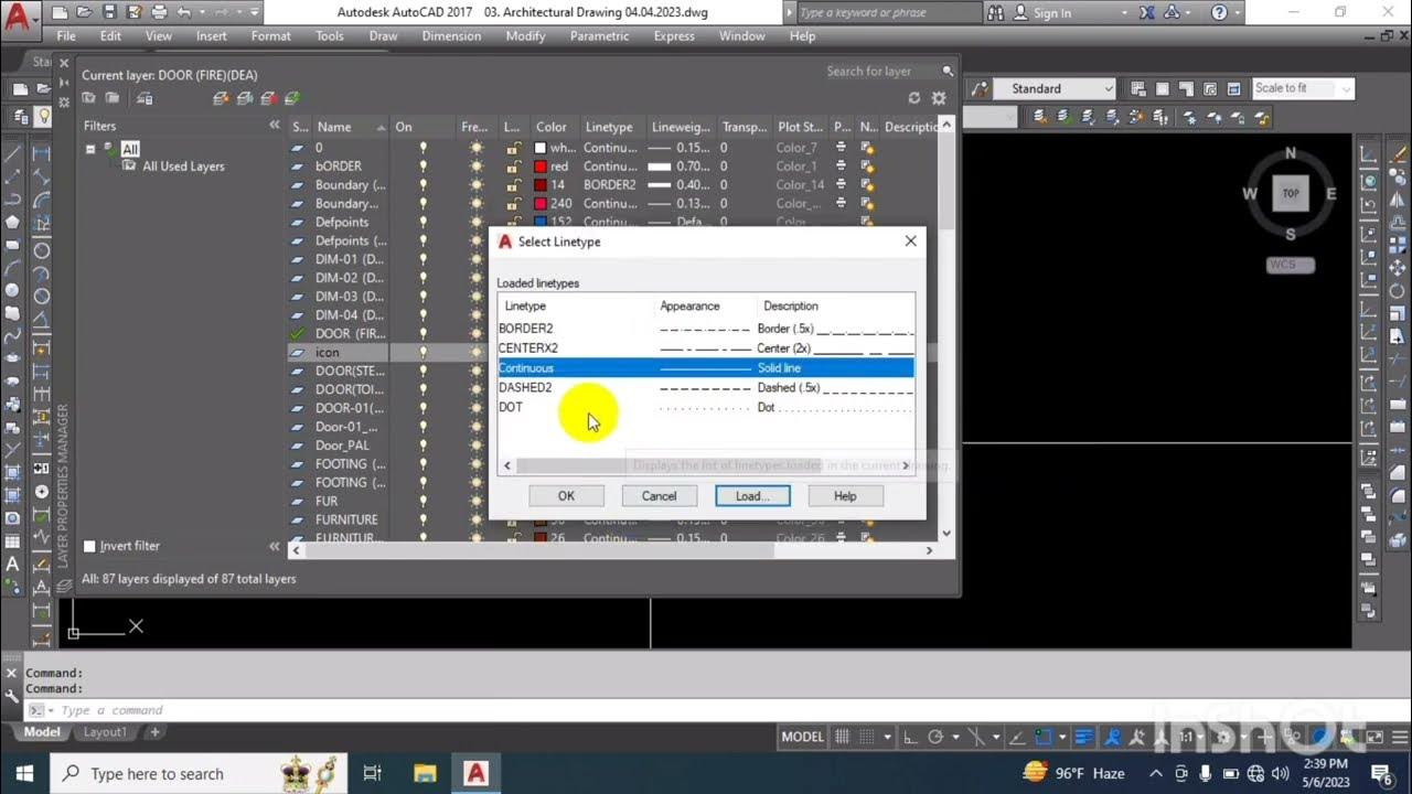 How to create Layers Toolbar in AutoCAD (PART-1)|কিভাবে অটোক্যাডে লেয়ার টুলবার তৈরি করবেন ...