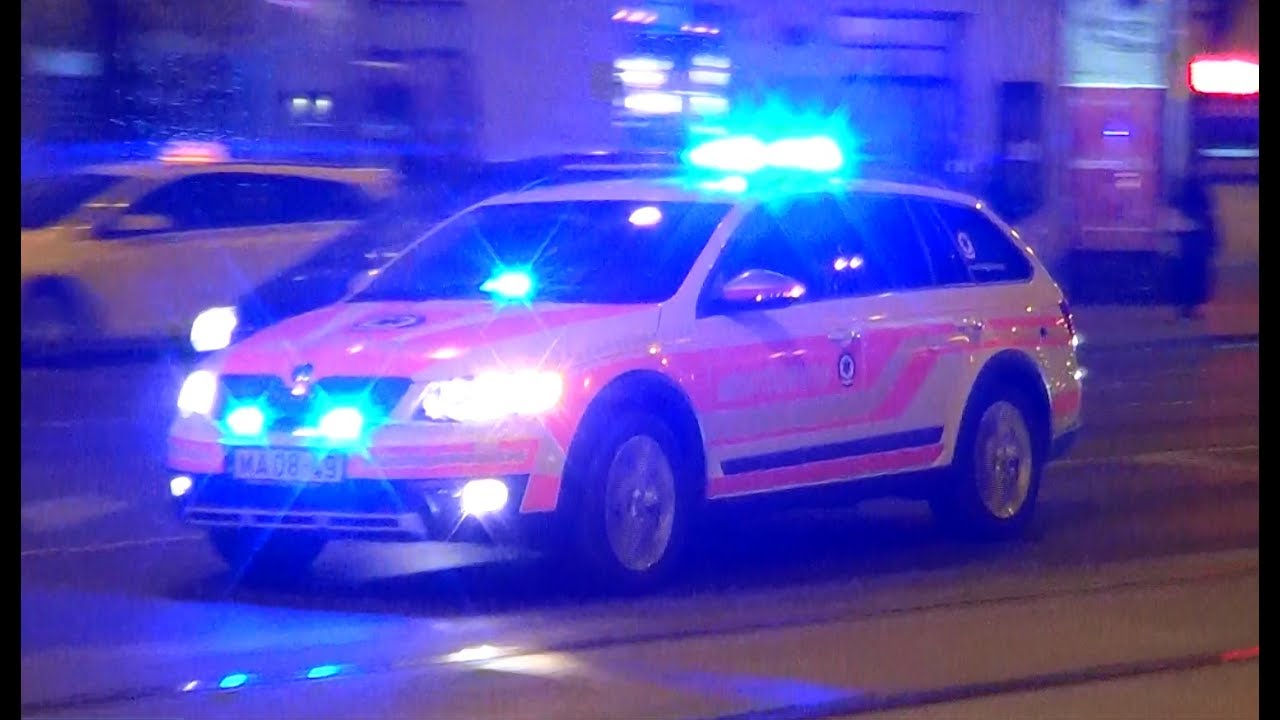 Budapest EMS doctor car responding | Budapest OMSZ MOK [HU | 11.4.2017 ...
