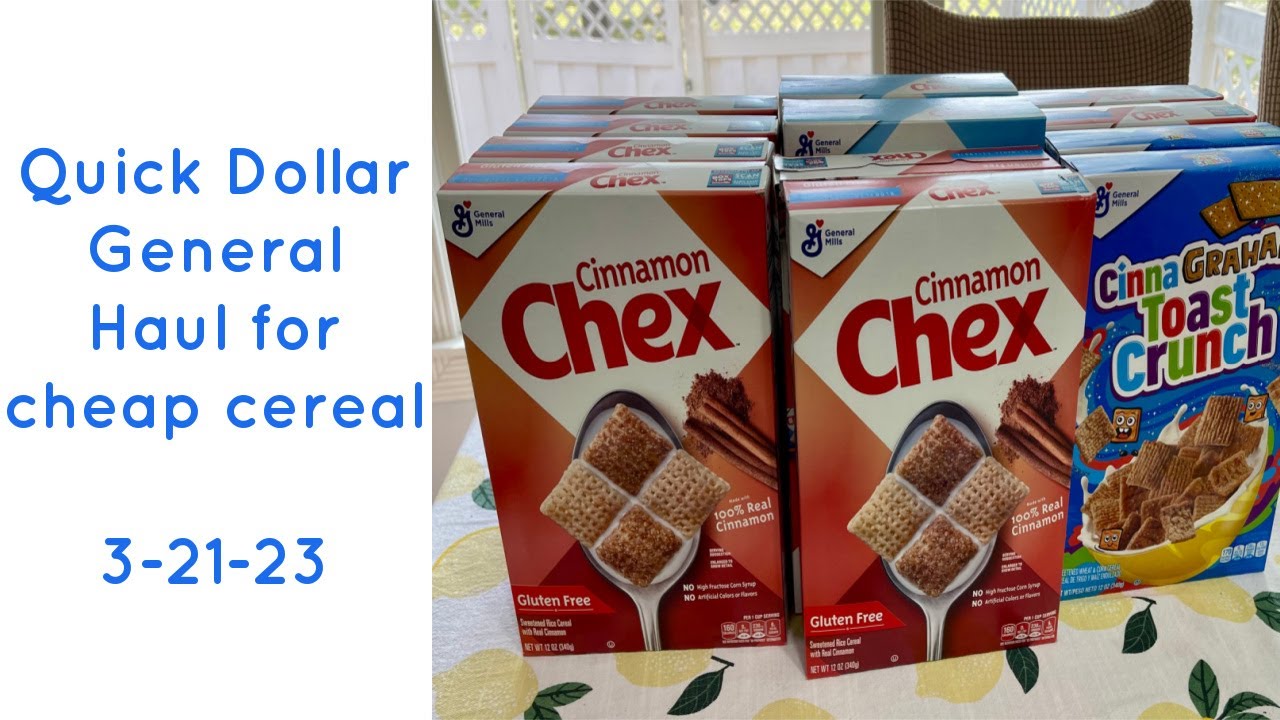 Quick Dollar General Trip for Cheap Cereal - YouTube